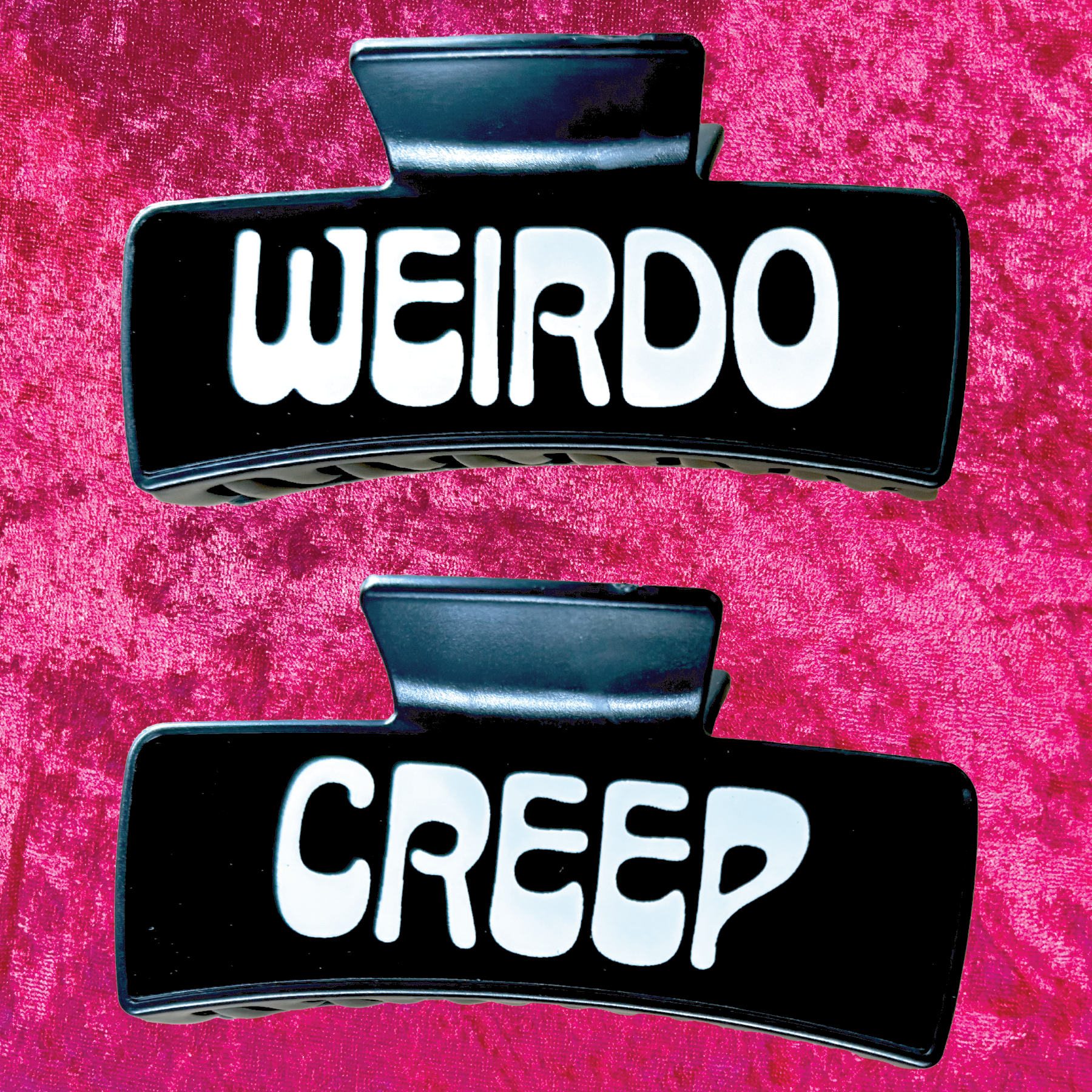 Radiohead Creep Hair Claw – Ruby II