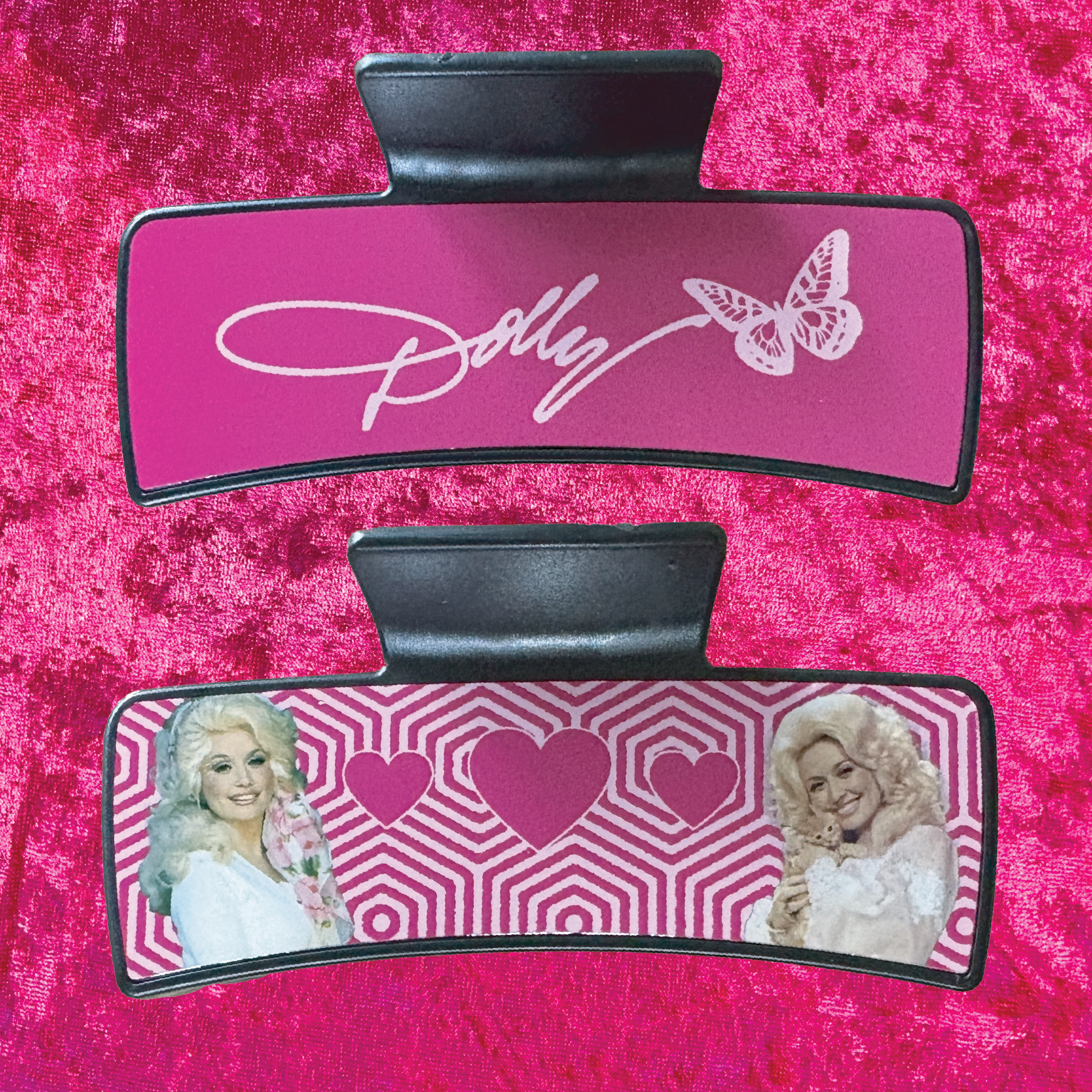Dolly Parton Hair Claw – Ruby II